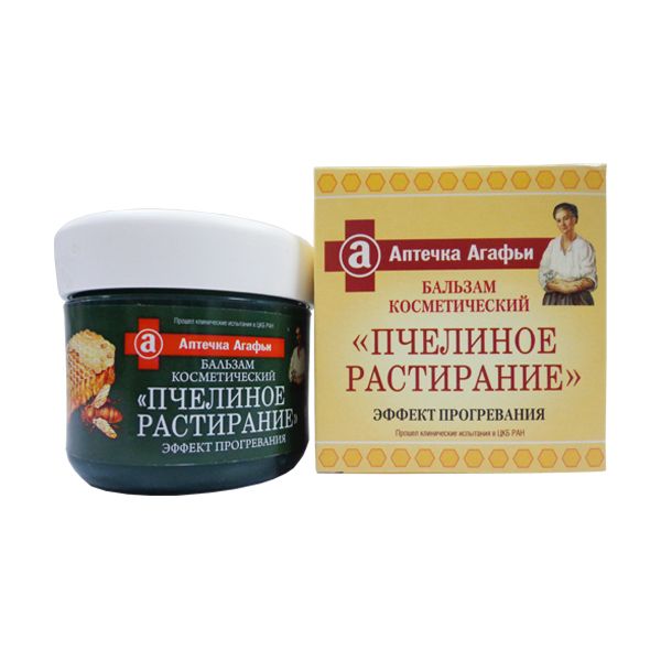 "Аптечка Агафьи" Растирка-бальзам "Пчелиное растирание" 75мл эффект ...